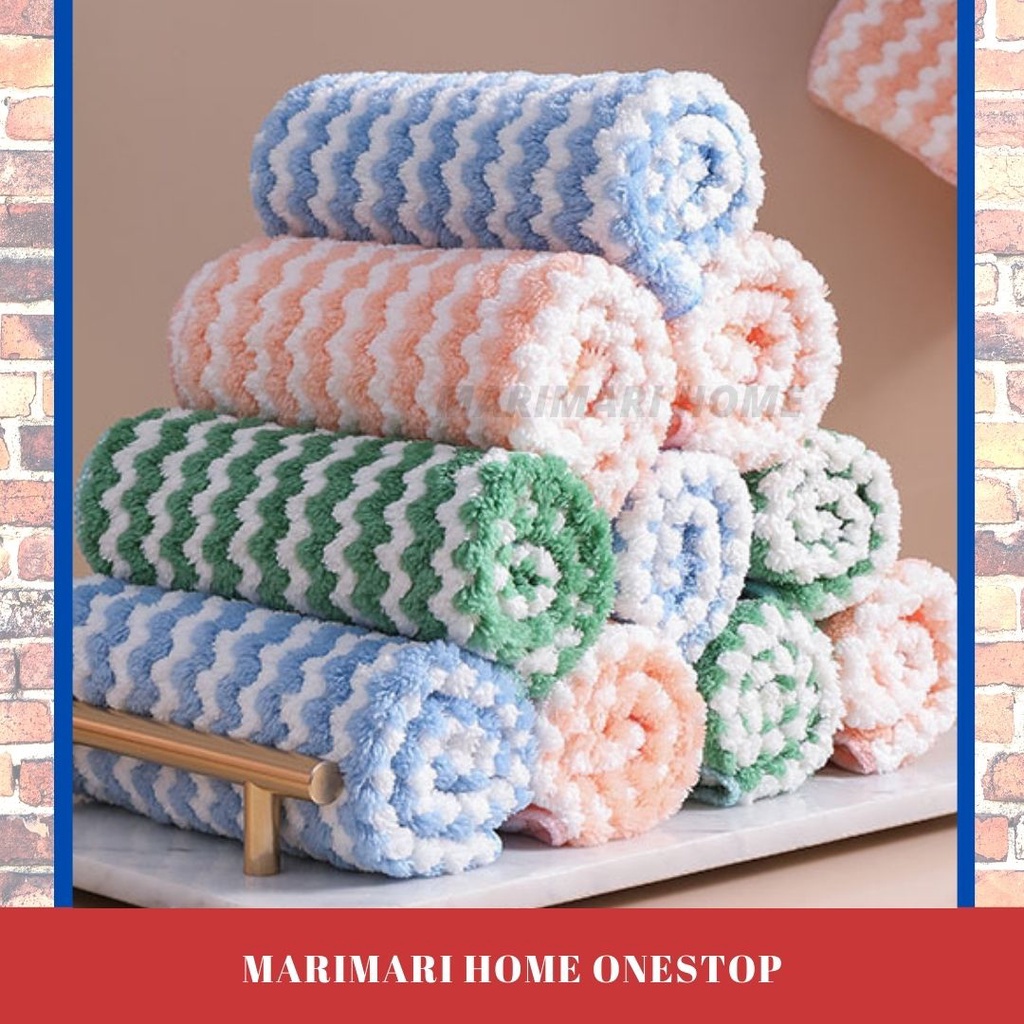 Household Microfiber Towels Kitchen Absorbent Thicker Cloth Micro Fiber ...