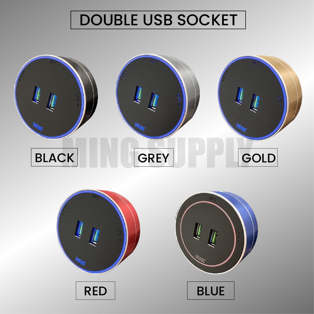 MS_SIRIM IMITOS Power Track Surface Long Rail Bar Socket Flat 13A 3 Pin ...