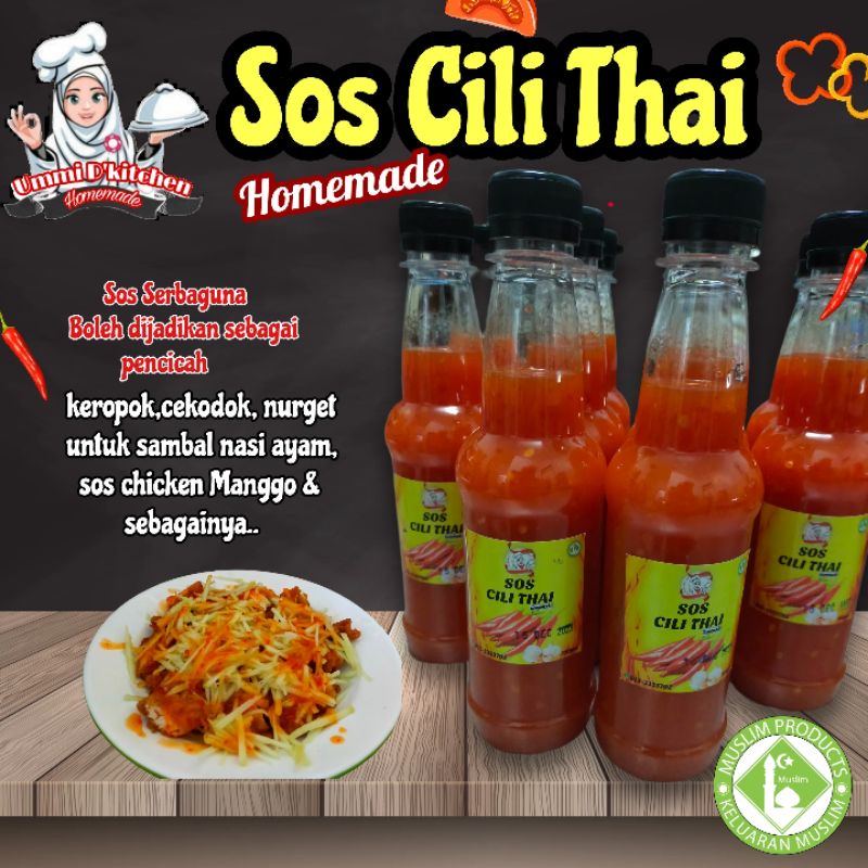 SOS CILI THAI (Sos Pencicah serbaguna) | Shopee Malaysia