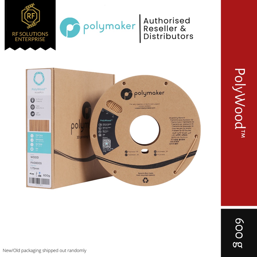 Polymaker PolyWood (1.75mm/600g) | Shopee Malaysia