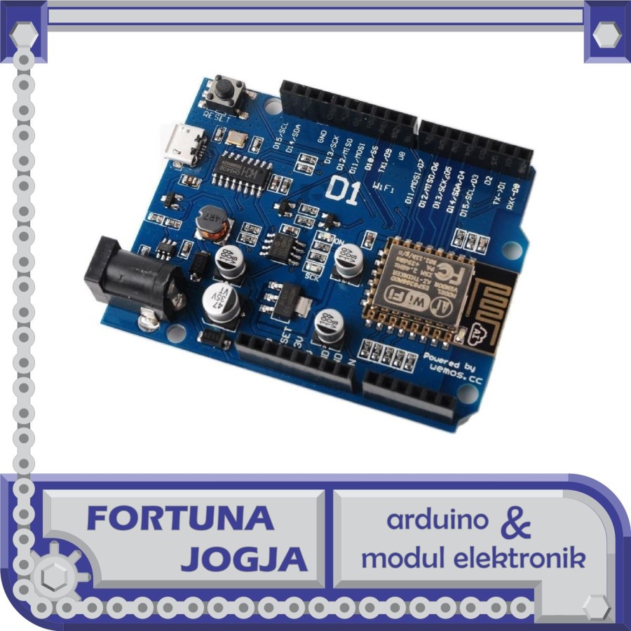 Wemos D1 Node Mcu Base Arduino Uno Board Esp8266mod Shopee Malaysia