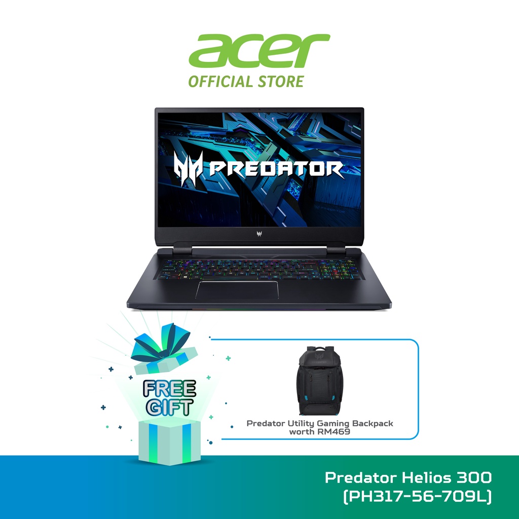 Predator Helios 300 Gaming Laptop 12th Gen Core i7/RTX™ 3070Ti (PH317 ...