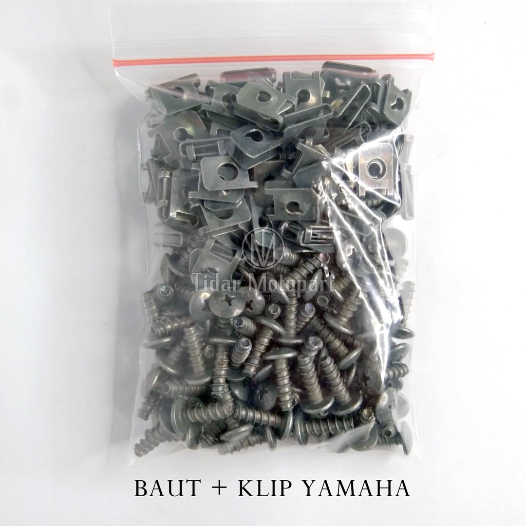 100pcs Yamaha Clip Bolts/Yamaha Body Clip Bolts/1 Pack Of 100pcs Yamaha ...