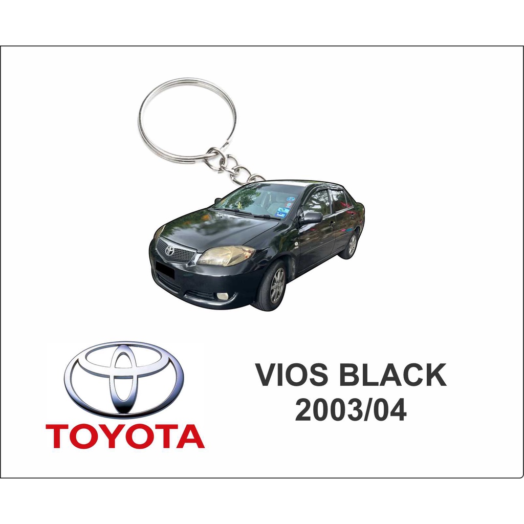 toyota vios black 2003 keychain 2d | Shopee Malaysia