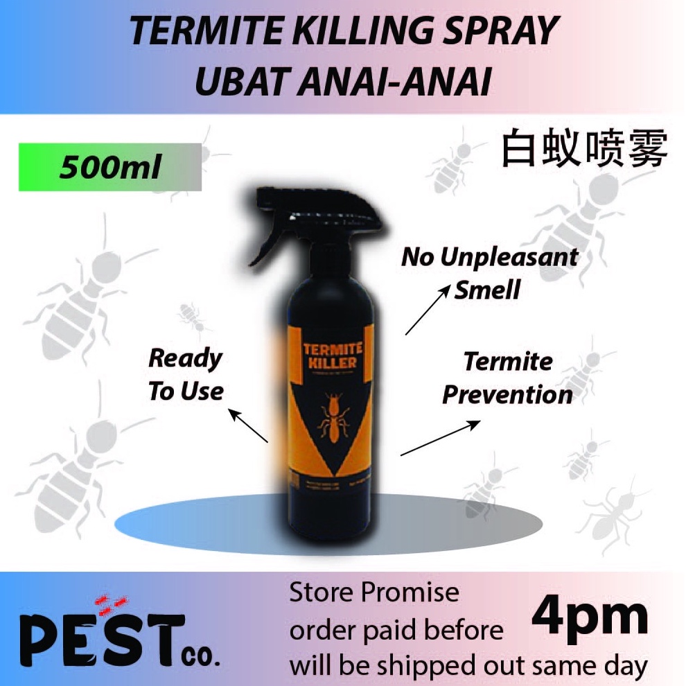 Termite Killer 500ml & 5 litres / Ubat Anai-Anai Berkesan /Insect Killing Spray/ Penyembur ...