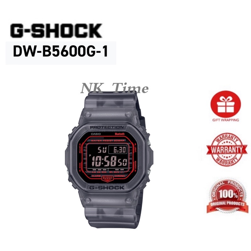 CASIO G SHOCK DW-B5600 Affordable Bluetooth-connected DW-B5600G-1DR ...