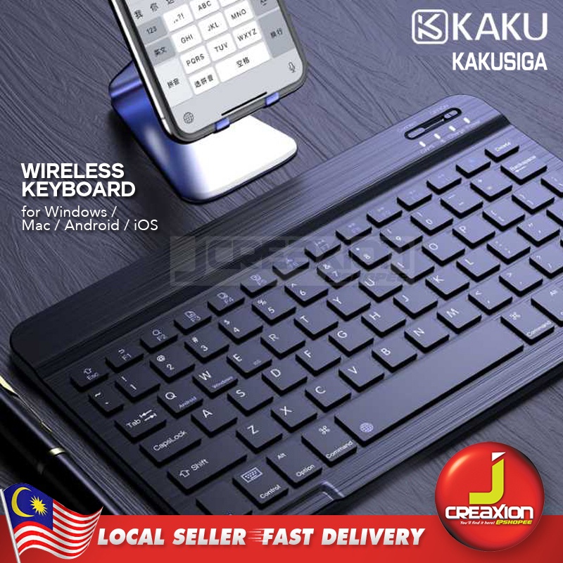 KAKU KAKUSIGA Bluetooth wireless keyboard for Windows / Mac / Android ...