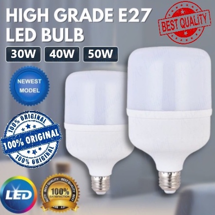 💡30W 50W 55W SUPER BRIGHT💡 LED Globe Bulb LED Bulb LED Mentol 灯泡 E27 High Quality, Daylight ...