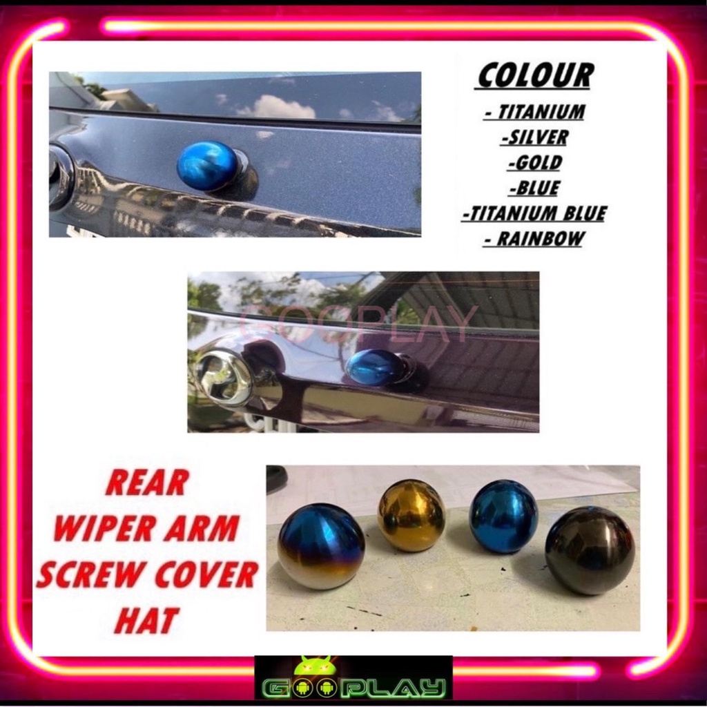 Rear Wiper Cover Knob Cap Universal Ball wiper Perodua Viva Myvi Alza ...