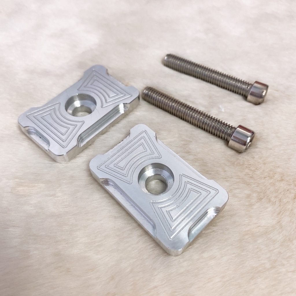 Monolithic Ex150 CNC Spool Cover Set (1 set: 2 lids + 2 screws ...