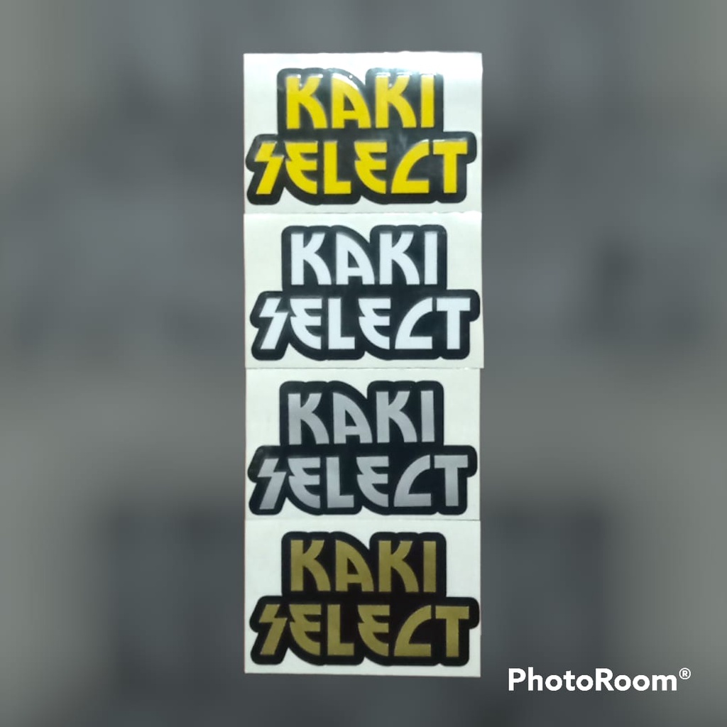 KAKI SELECT Sticker / Sticker Motor dan Kereta / Automotive Die-cut ...