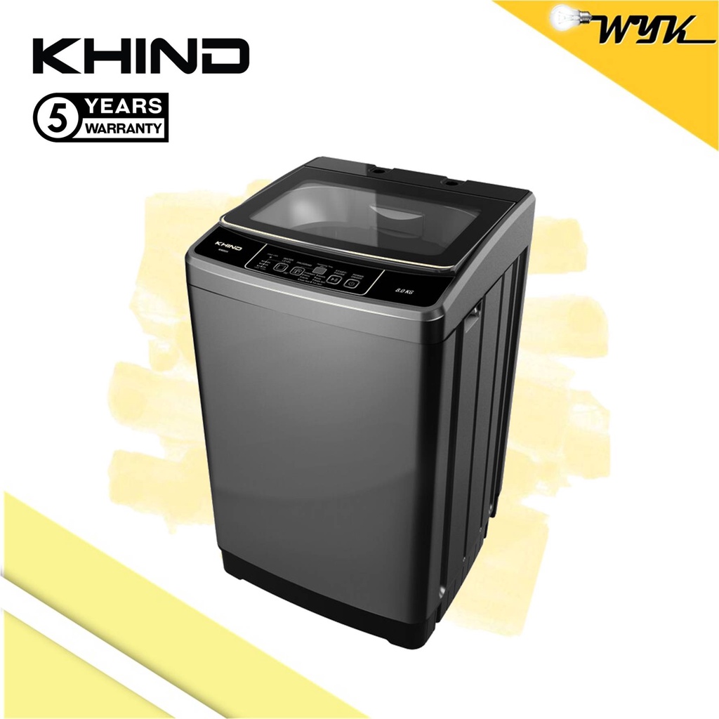 KHIND/TOSHIBA 8KG/9KG/7KG/10KG Fully Auto Washing Machine WM80A/WM100A ...