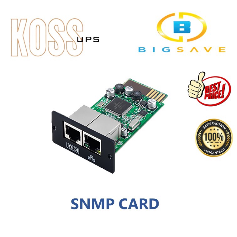 KOSS SNMP CARD SMART NETWORK MONITORING PROTOCOL | Shopee Malaysia