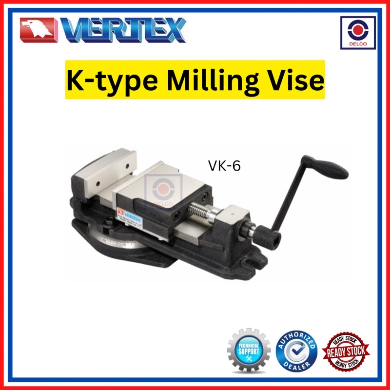 VERTEX TAIWAN VK-6 K-Type Milling vise 150mm 6” precision high quality ...
