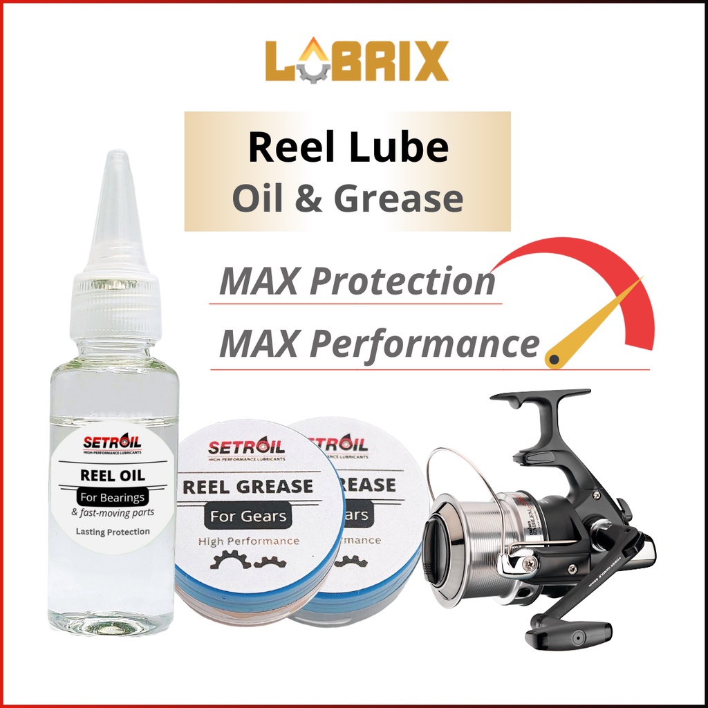 LUBRIX Setroil Fishing Reel Grease and Oil Minyak Grease Reel Oil Mesin ...