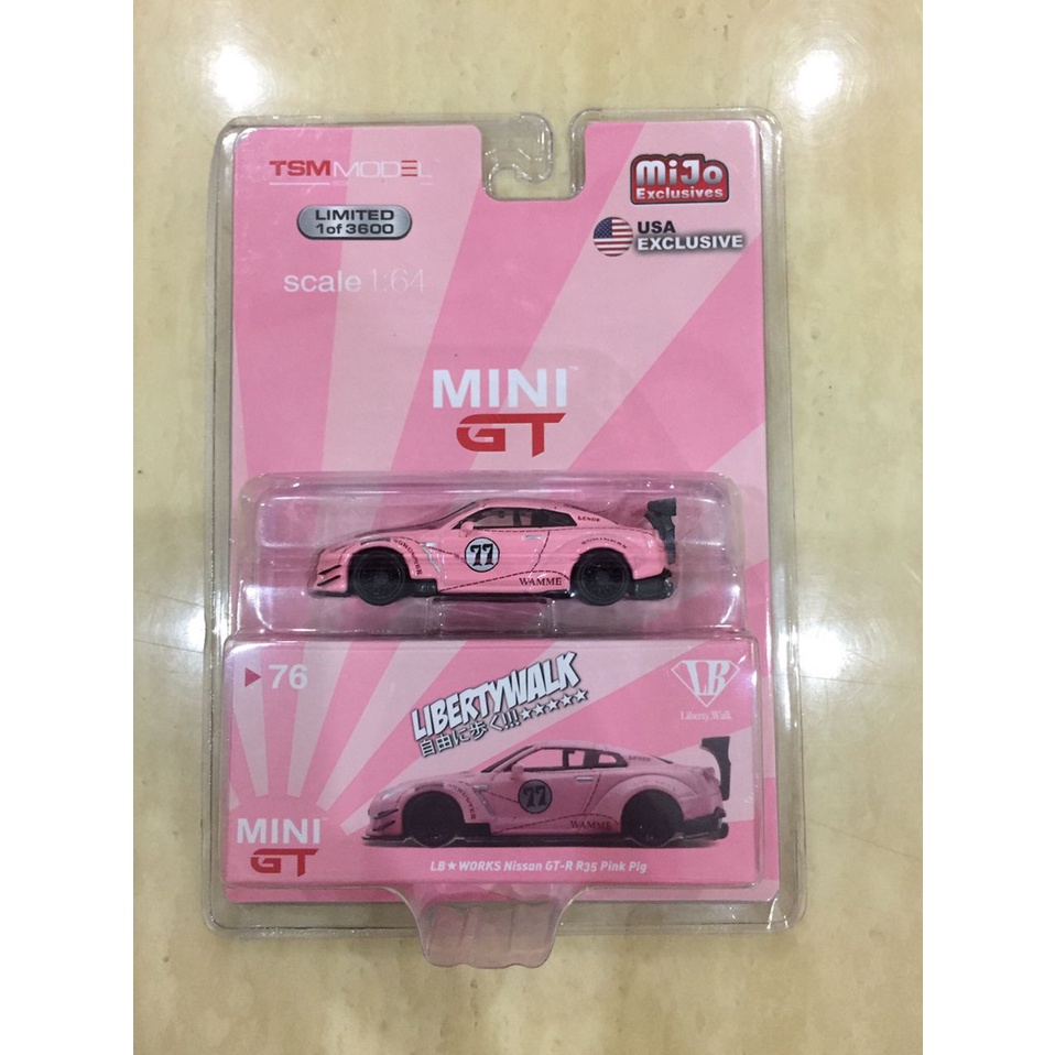 Mini GT LB Works Nissan GTR R35 Pink (Limited 1 of 3600) | Shopee Malaysia