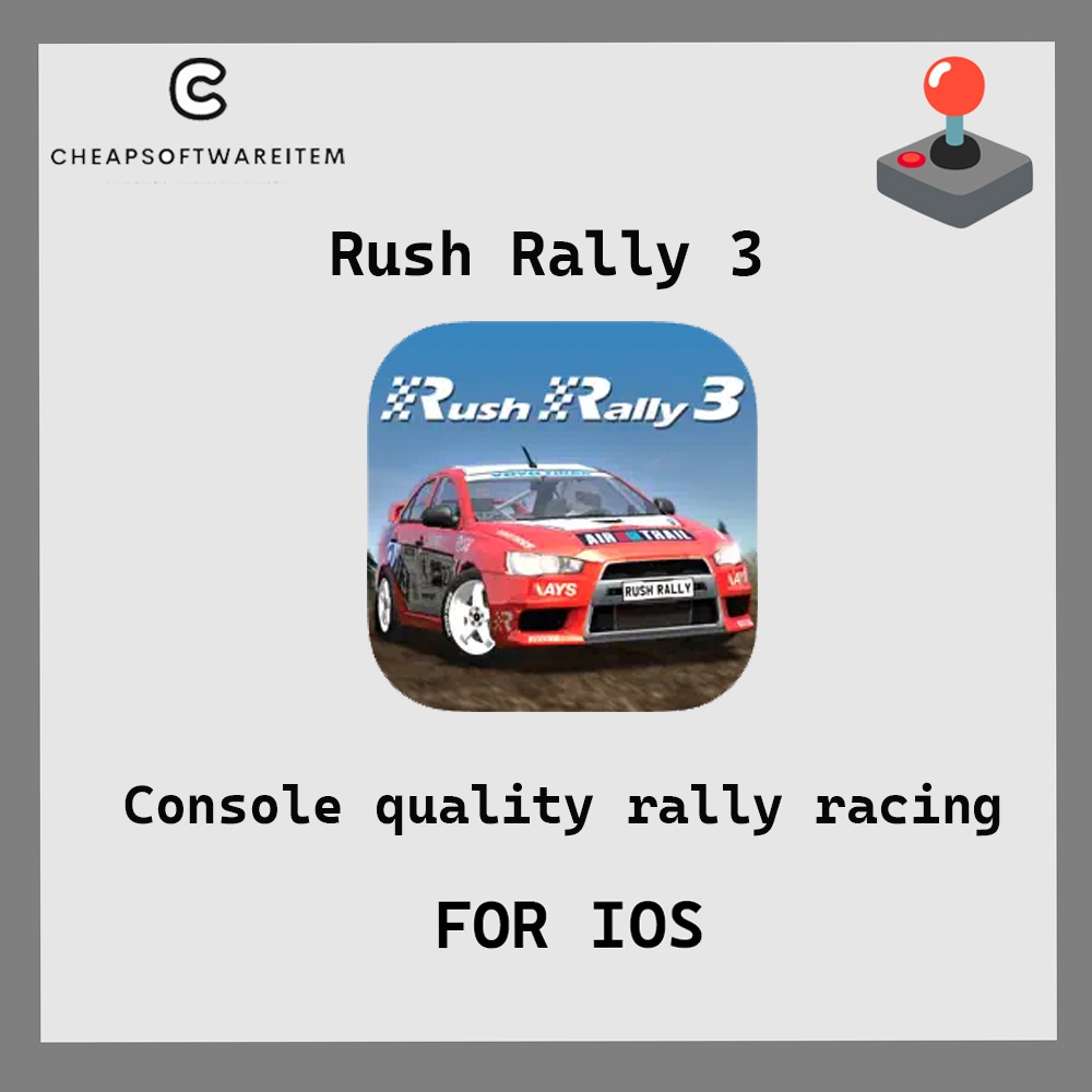 Rush Rally 3 | Most realistic rally simulation (FOR IOS) | Shopee Malaysia