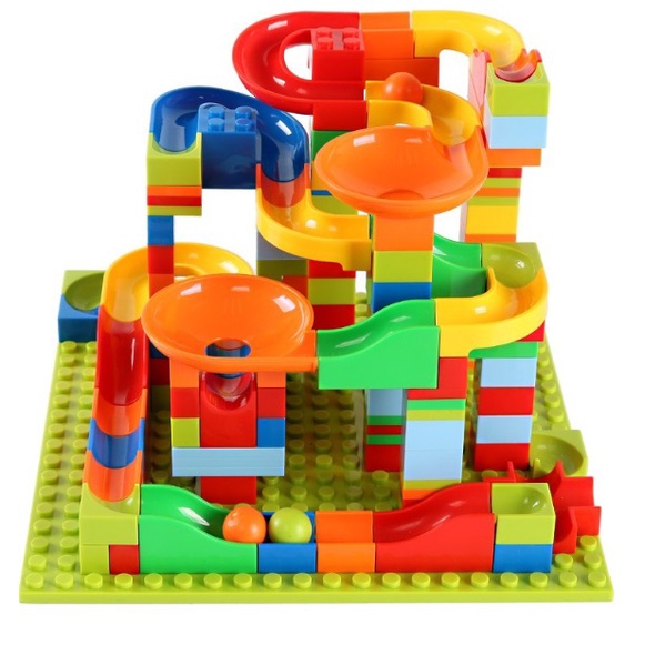 KACUU Big Size Marble Race Run Blocks City Duploe Maze Ball Track ...