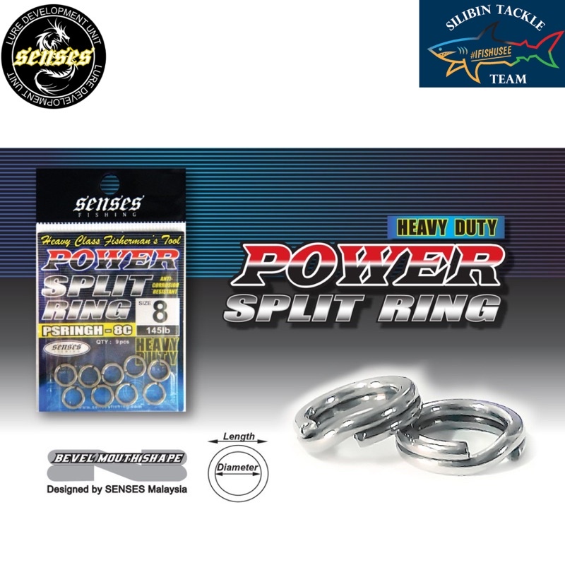 SENSES POWER SPLIT RING Heavy Duty 🔥 | Shopee Malaysia