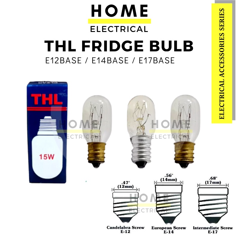 Fridge Bulb E12 Bulb E14 Bulb E17 Bulb Tubular Lamp 240V | Shopee Malaysia