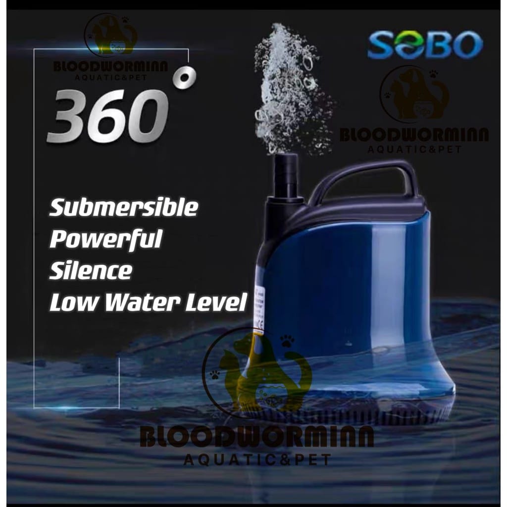 SOBO Aquarium Submersible Water Pump WP-100D WP-200D WP-300D[READY STOCK] | Shopee Malaysia