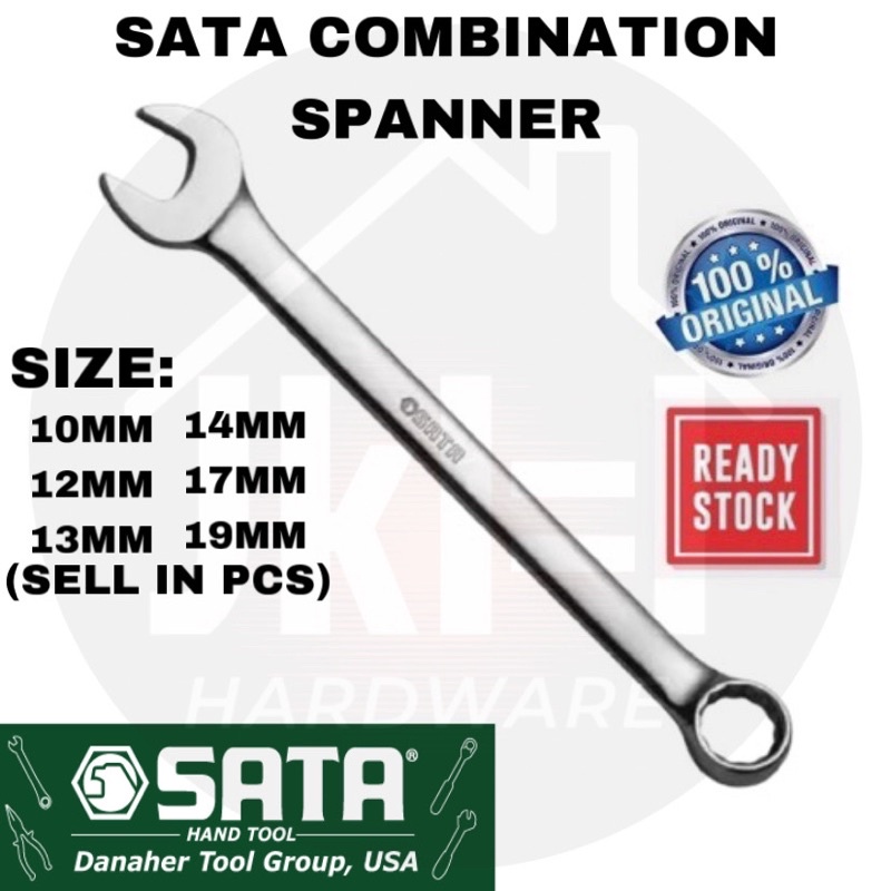 (100% ORIGINAL) SATA COMBINATION SPANNER / SPANA / COMMAN RING SPANA ...