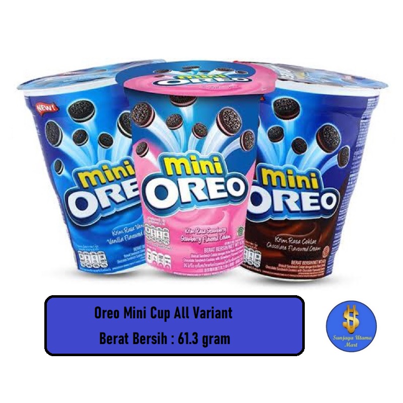 Oreo Mini Cup 61.3 gr All Variant-Biscuit Oreo Mini Cup All Variant ...