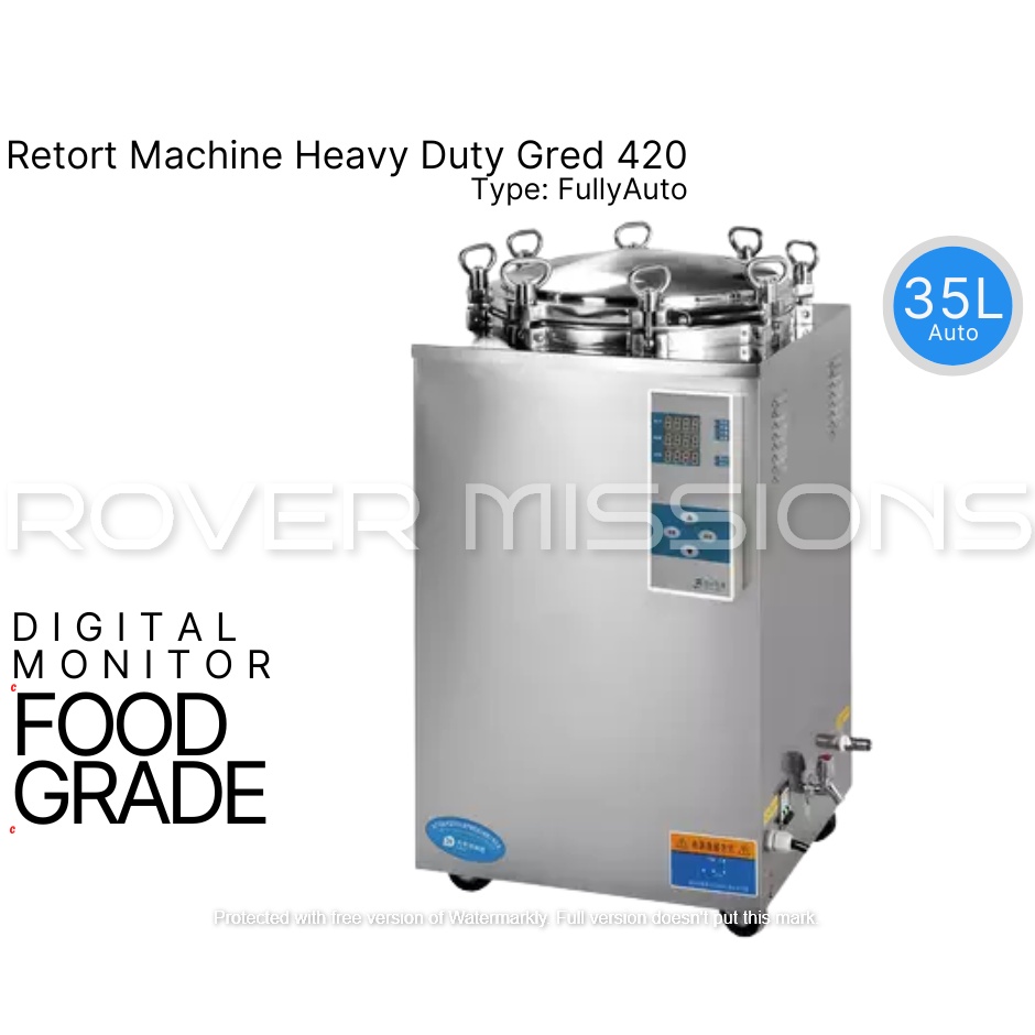 Retort Machine 35 Liter FOOD GRADE 420 Fully Auto | Shopee Malaysia