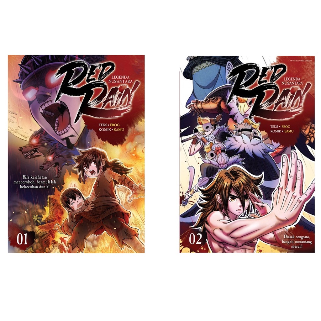Legenda Nusantara: Red Rain 1 - 3 Oleh Samu (Kulit Lembut) | Shopee ...