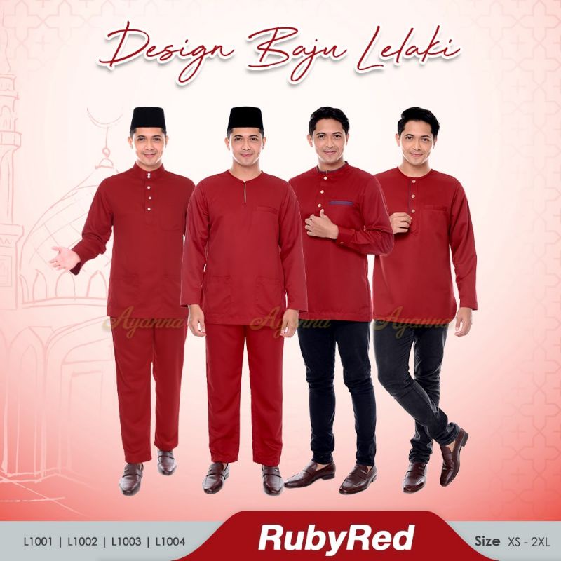 Baju Melayu Cekak Musang & Kurta Lengan Panjang Baju Raya Sedondon Tema ...