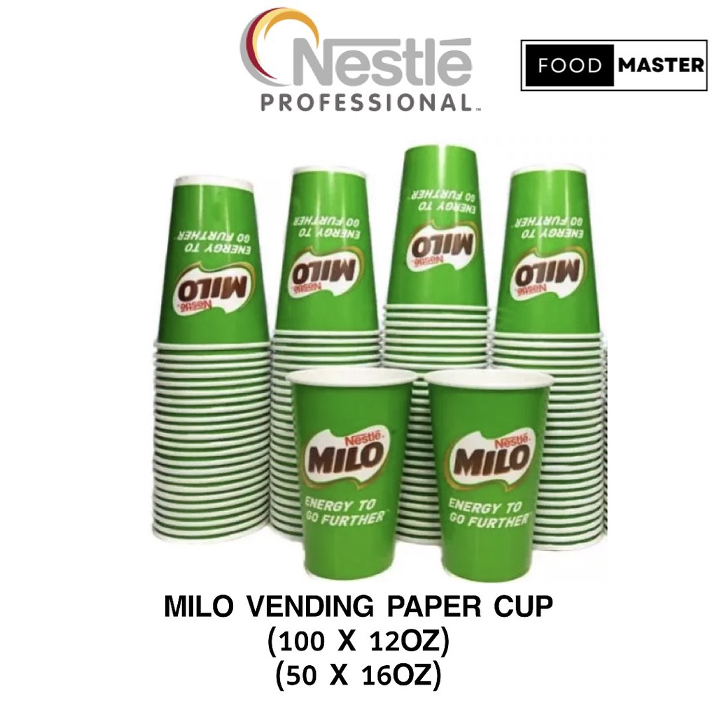 MILO VENDING MACHINE PAPER CUP / MILO CAWAN / MILO PAPER CUP | Shopee ...
