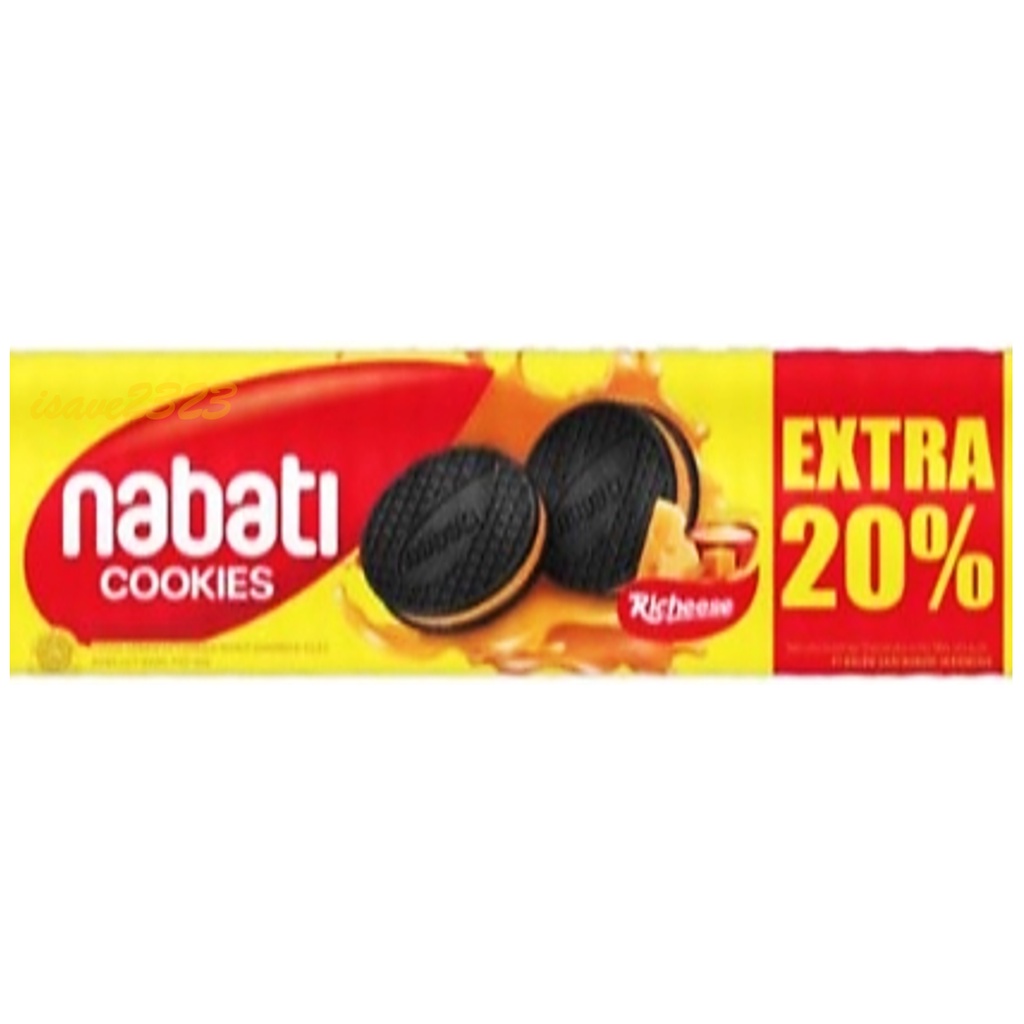 Nabati Cookies Extra 20% (112g) - Cookies & Cream / Richeese / Richoco ...