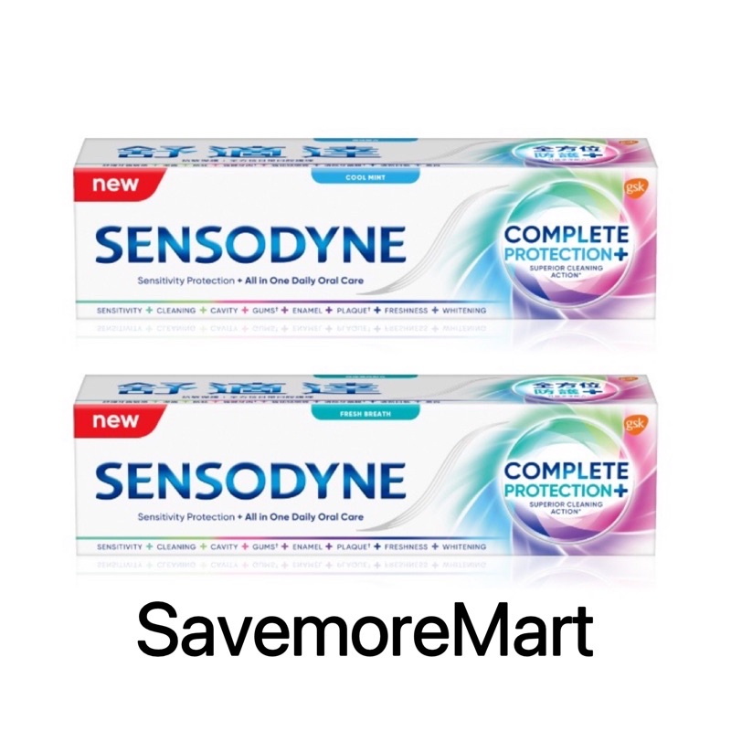 Sensodyne Complete Protection Toothpaste Cool Mint/Fresh Breath 100g ...
