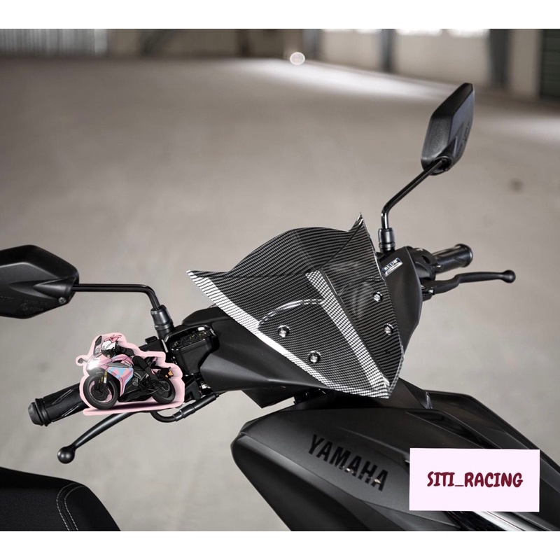 Yamaha NVX 155 Aerox 155 windshield carbon visor windscreen (Ready ...
