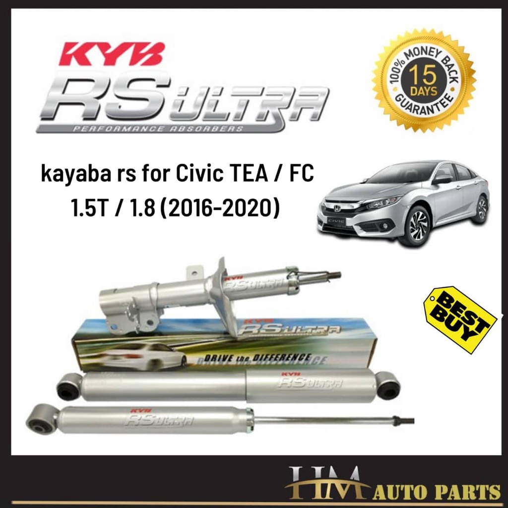 [Ready Stock] Kayaba RS Ultra Honda Civic FC / TEA 2016 - 2020 Absorber ...