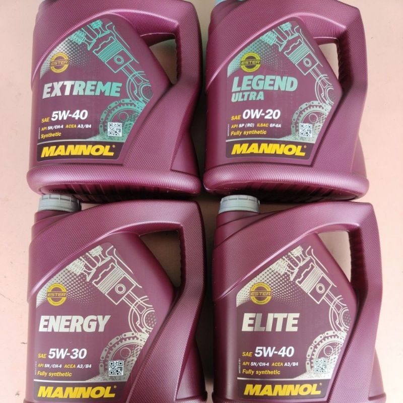 Mannol Energy , Legend Ultra, Extreme , Elite Fully Synthetic 4 Liter ...