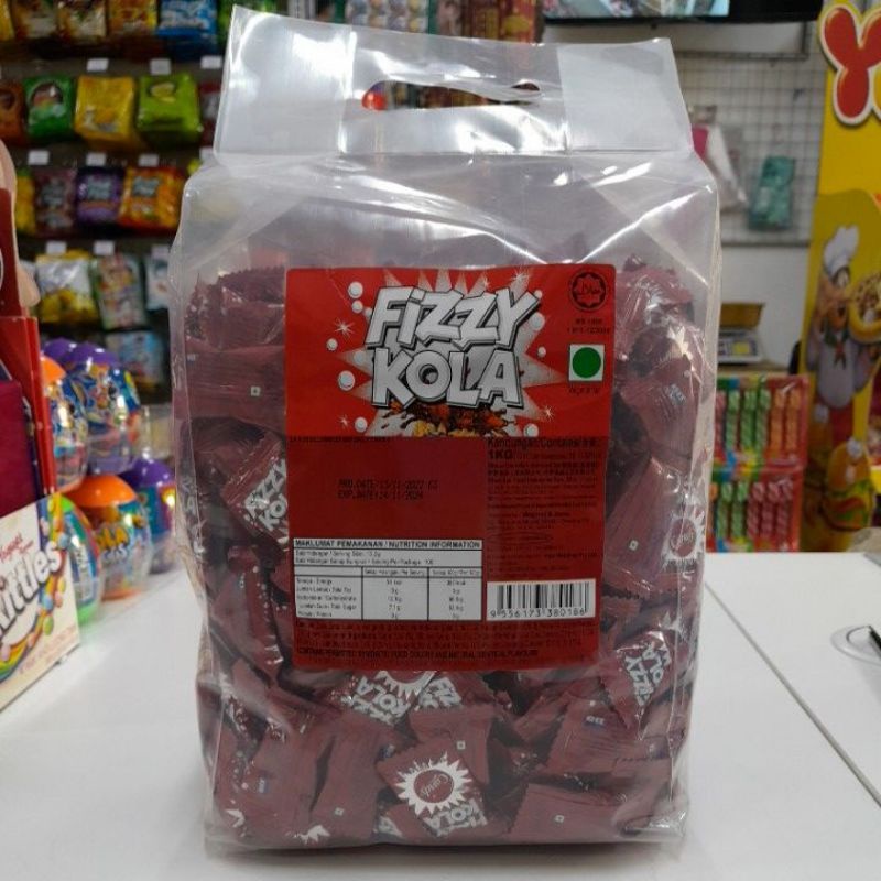 FIZZY KOLA 1KG PACKING (HALAL)(BUATAN MALAYSIA) | Shopee Malaysia