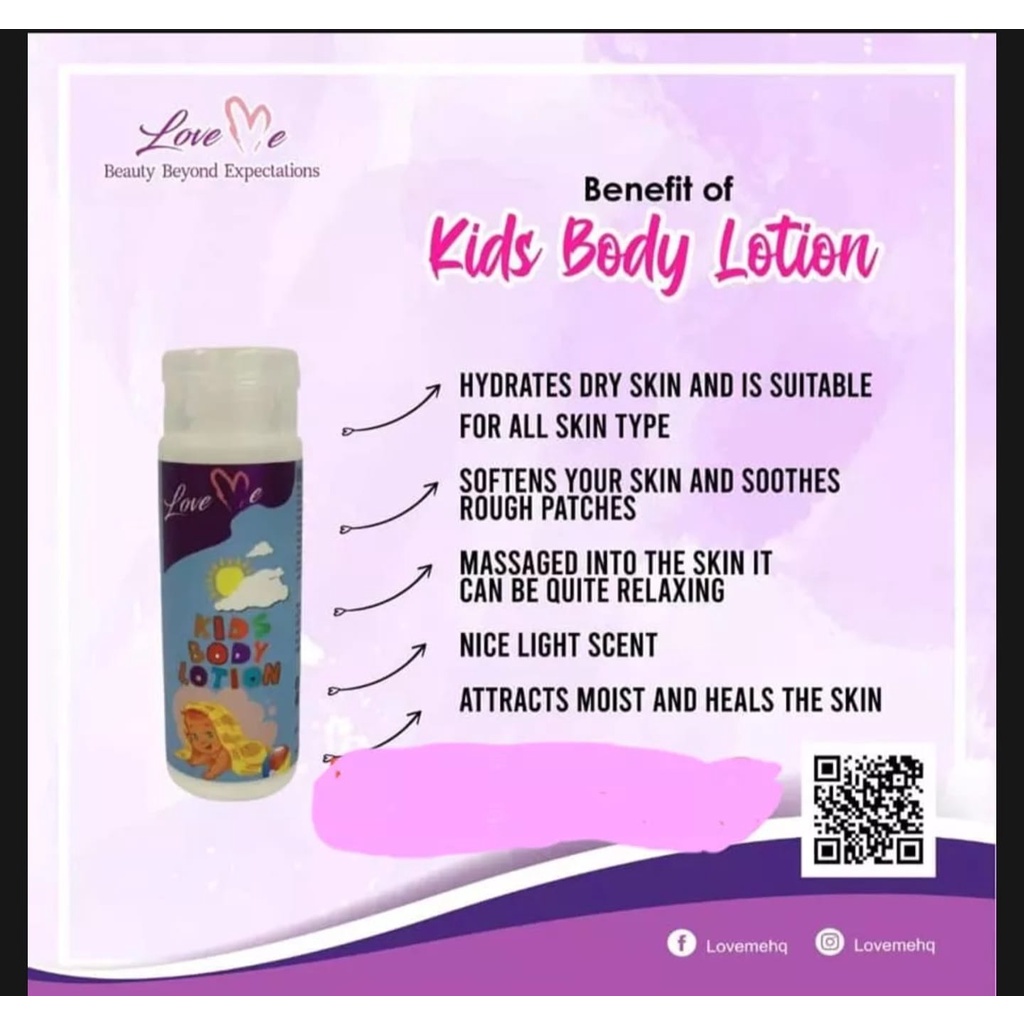 LOVE ME KIDS BODY LOTION 100ml ( VOL 57 ) | Shopee Malaysia