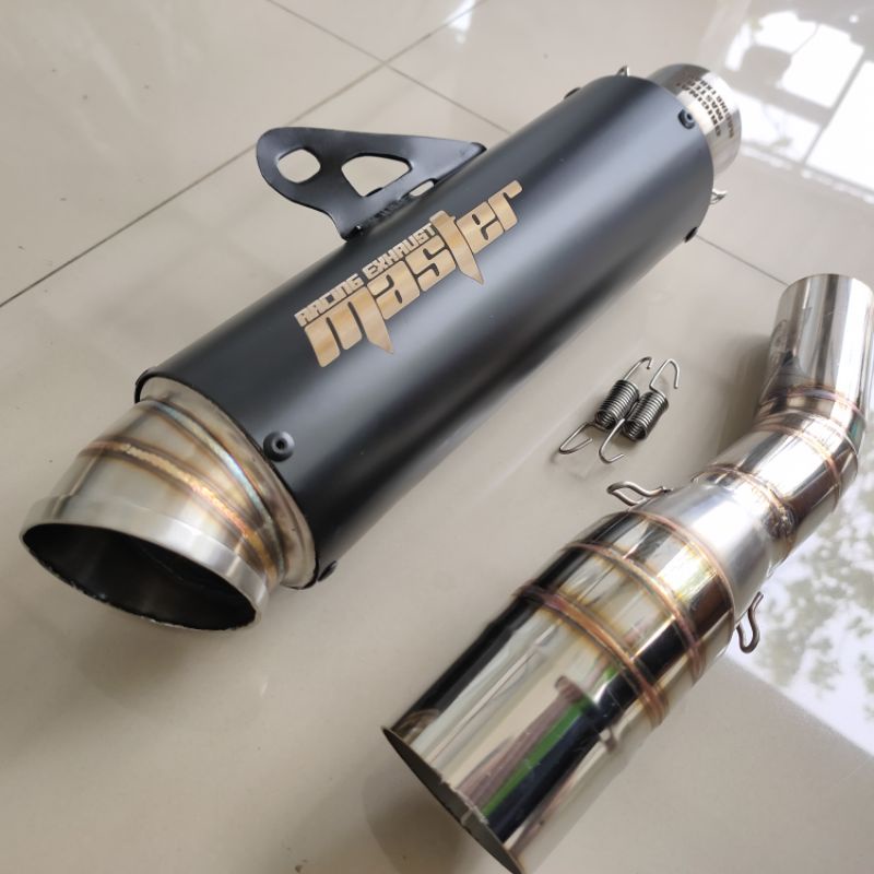 Racing MASTER EXHAUST JP NEW BLACK R1 SILINCER PLUS SLIP ON CBR150R FACELIFT NEW CB150R. Racing ...