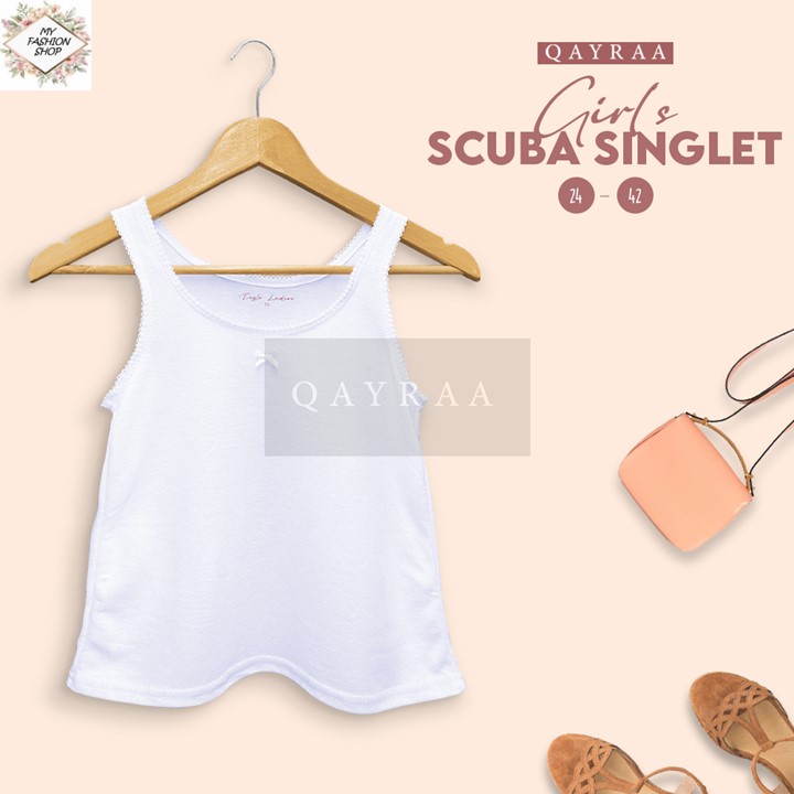 302V-ORIGINAL SCUBA SINGLET PUTIH PEREMPUAN | Shopee Malaysia