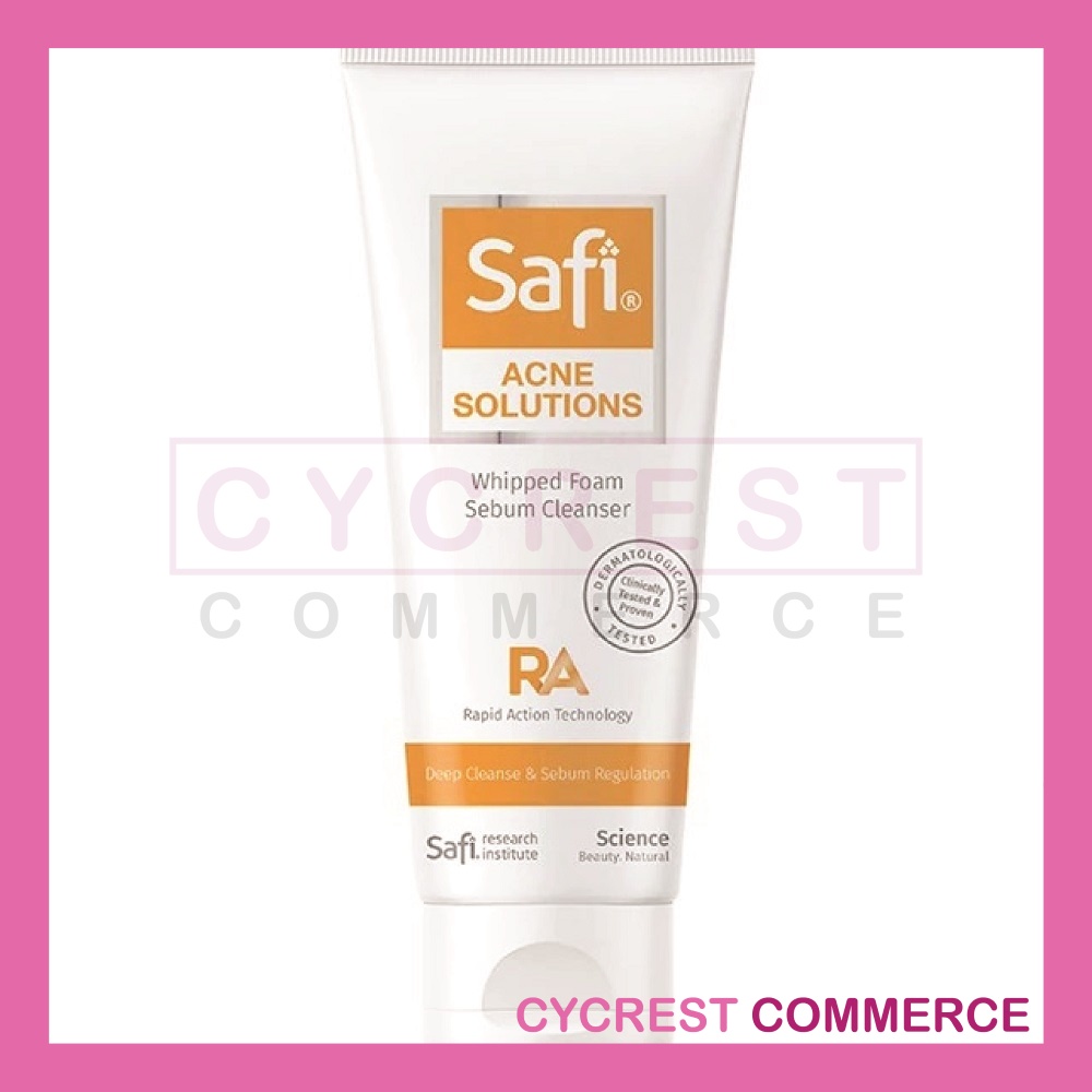 Safi Acne Solutions Whipped Foam Sebum Cleanser (100g) | Shopee Malaysia