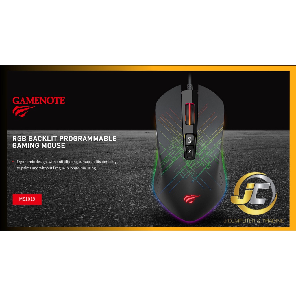 [READY STOCK] GAMENOTE RGB GAMING MOUSE MS1019 | Shopee Malaysia