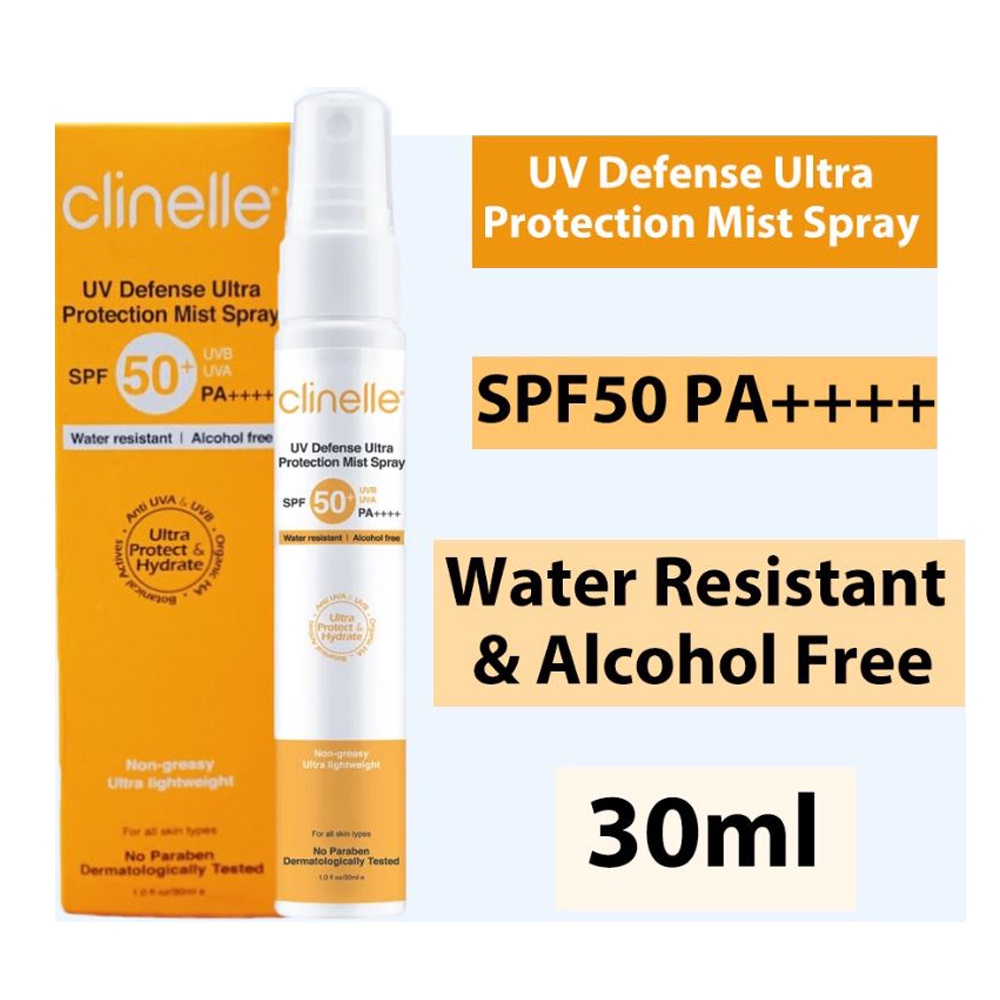 Clinelle UV Defense Ultra Protection Mist Spray SPF50 30ml Broad ...