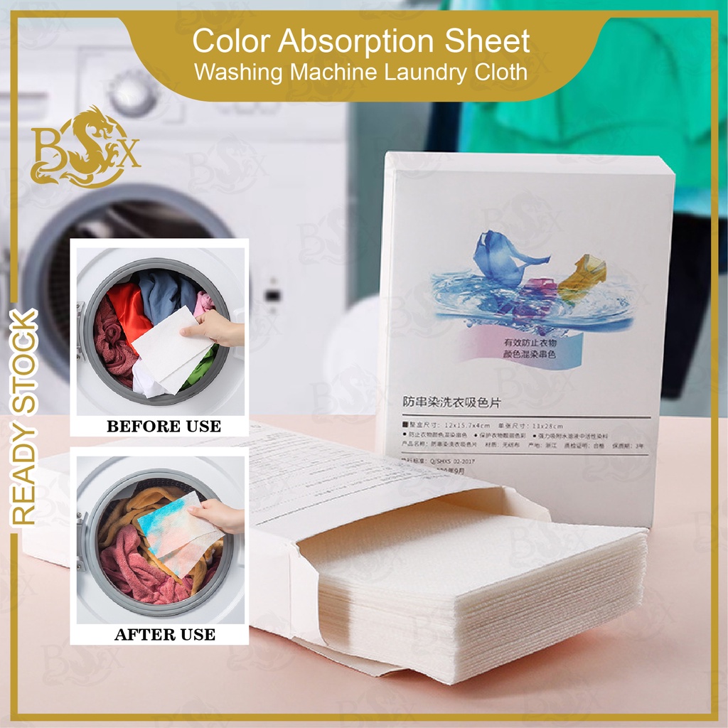 24pcs Washing Machine Use Mixed Dyeing Proof Color Absorption Sheet ...