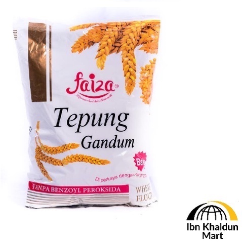 [IBN KHALDUN MART] FAIZA TEPUNG GANDUM 1KG | Shopee Malaysia
