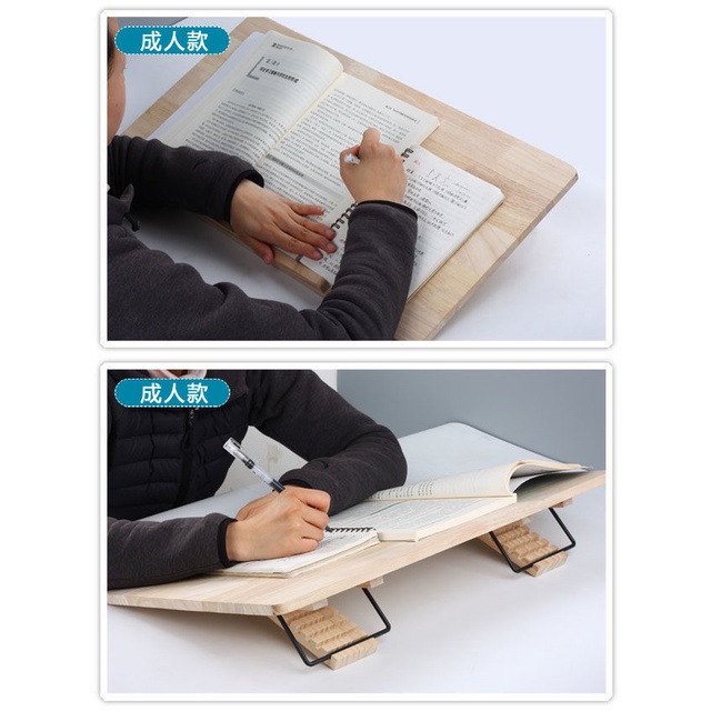 Writing board Adjustable sitting/read stand Wooden table Learning ...
