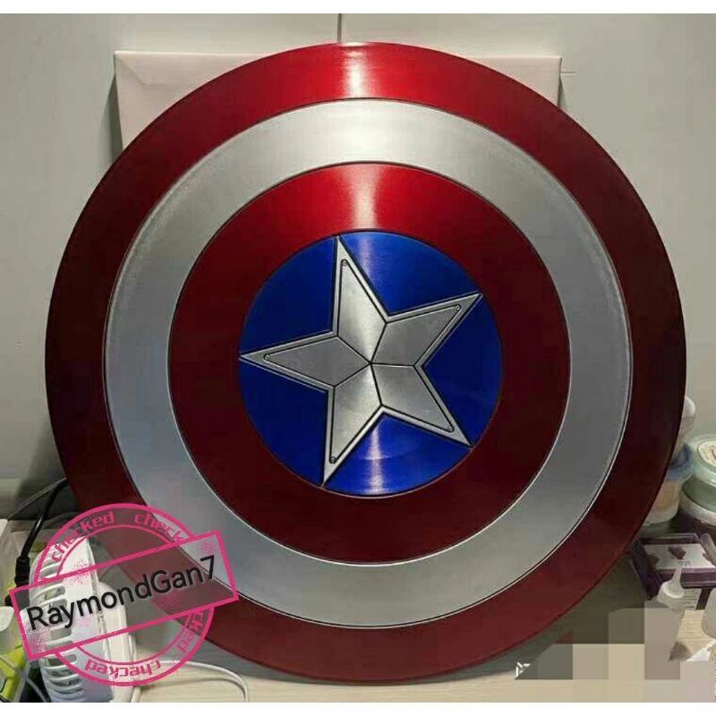 Captain America shield (60cm diameter)(ABS material with die-cast ...