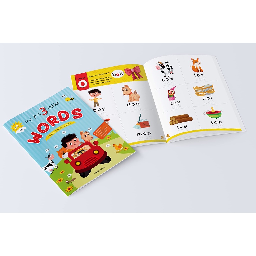 [FUNBOOK] My First 3 Letter Words : Tracing And Activity Book children ...