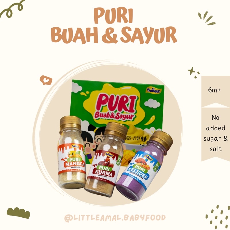 PURI BUAH DAN SAYUR BAYI | Shopee Malaysia