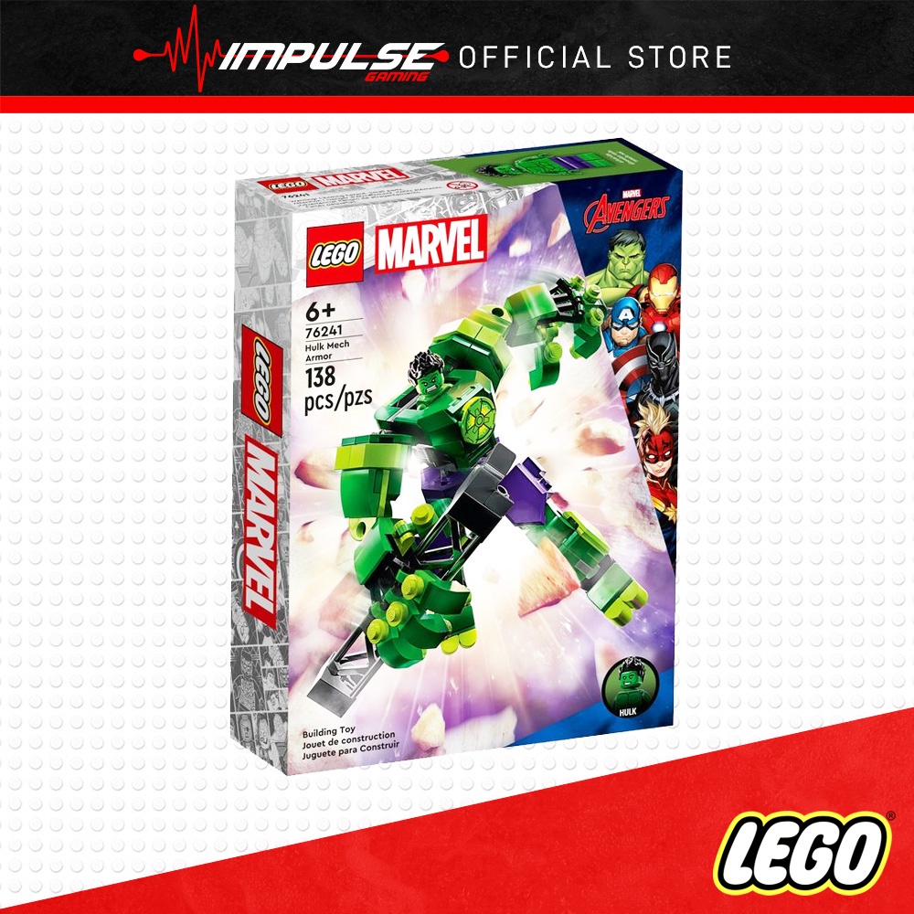 LEGO 76241 Marvel Super Heroes - Hulk Mech Armor | Shopee Malaysia